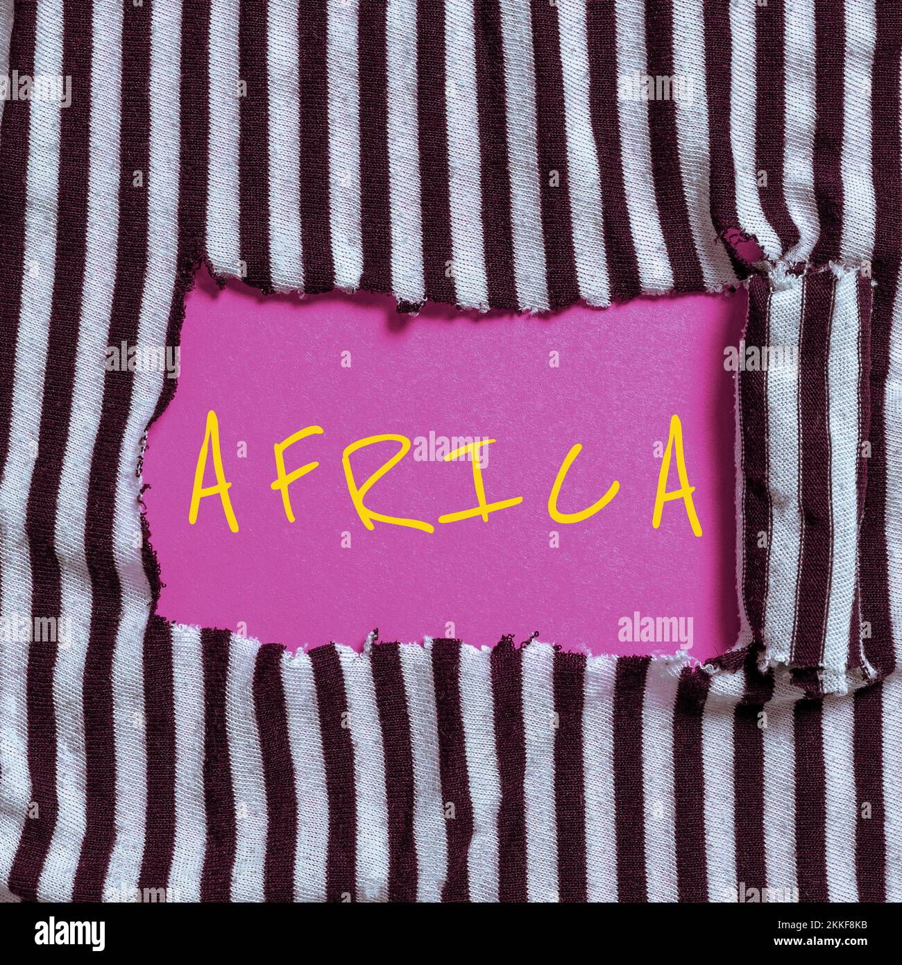Conceptual caption Africa. Business showcase worlds second largest and ...