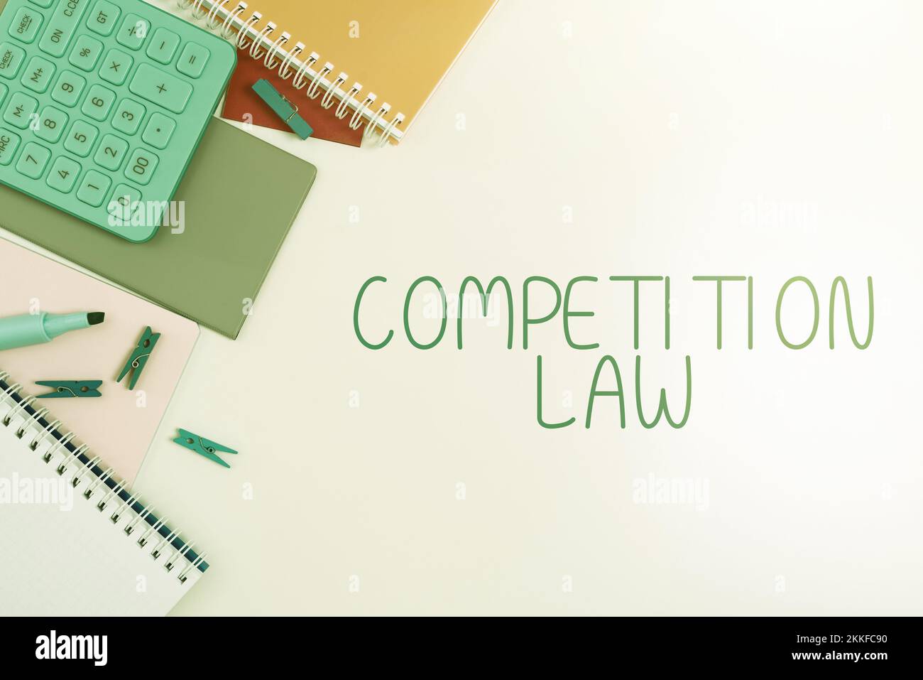 Conceptual caption Competition Law. Internet Concept regulating the ...