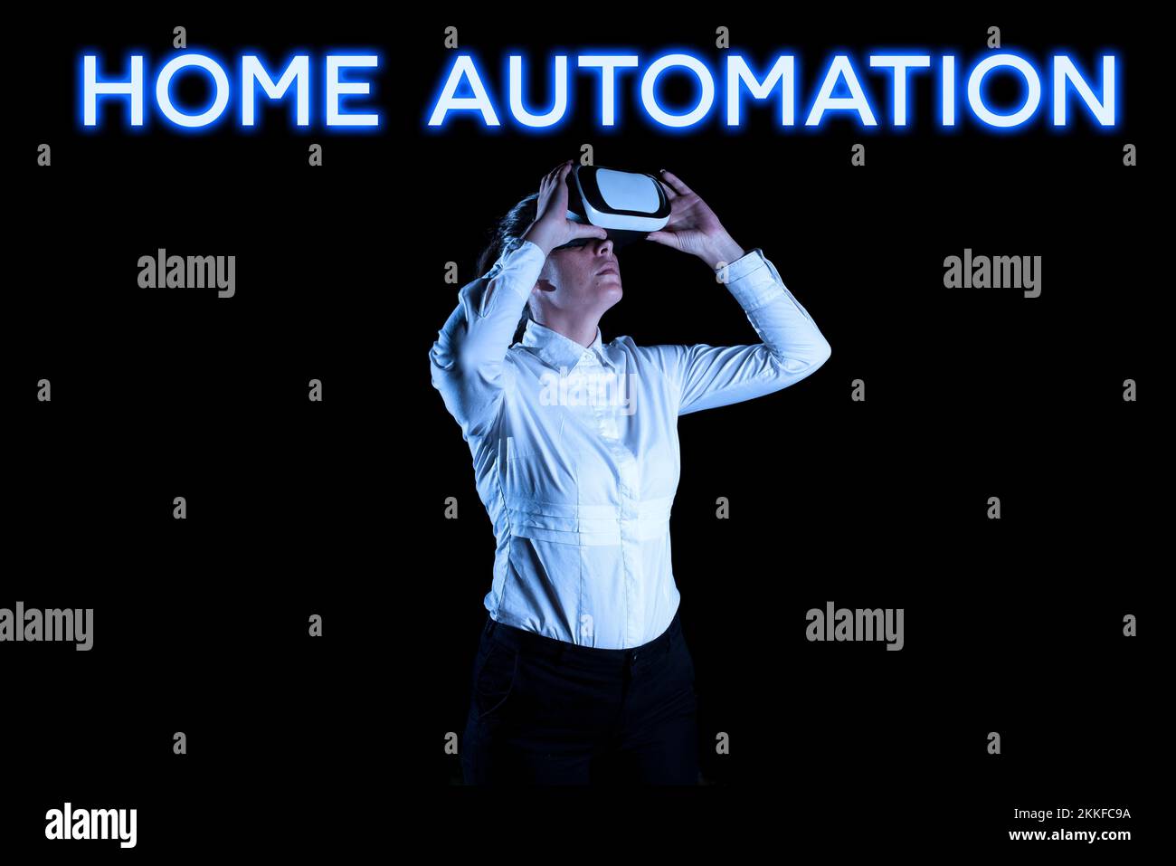 Conceptual Display Home Automation Word For Home Solution That Enables Automating The Bulk Of