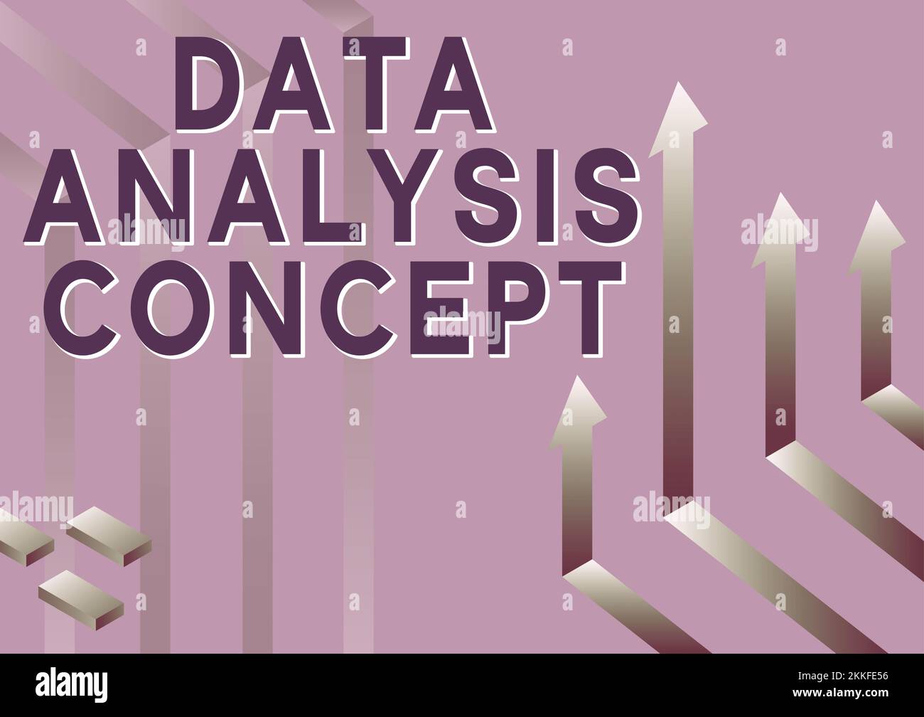 Conceptual caption Data Analysis Concept. Business showcase evaluating data using analytical and ...