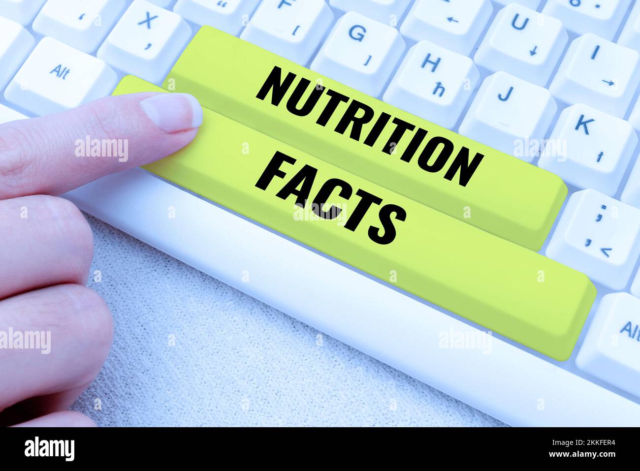 Writing displaying text Nutrition Facts. Business idea detailed ...
