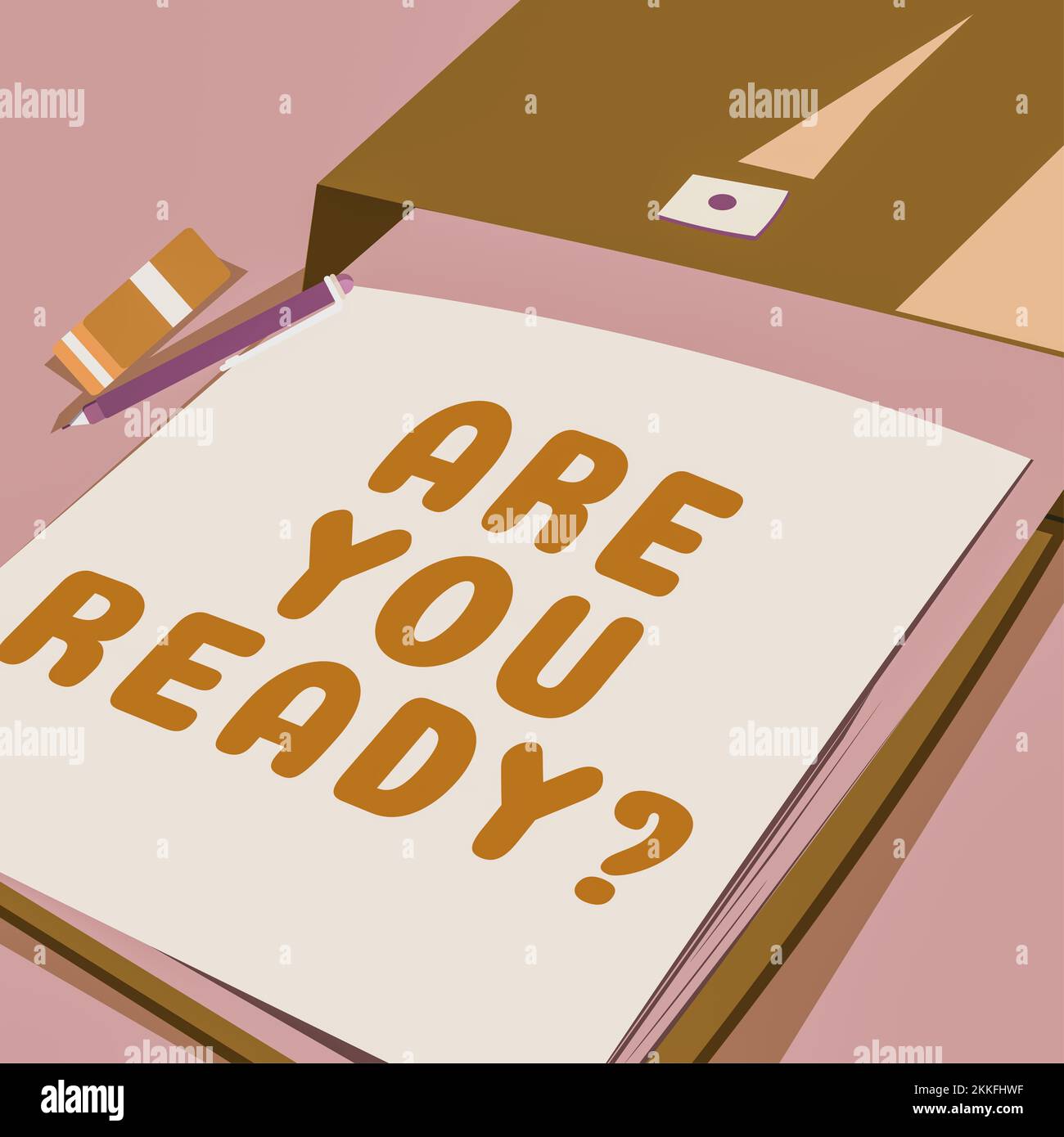 Hand writing sign Are You Readyquestion, Business idea Asking if ...