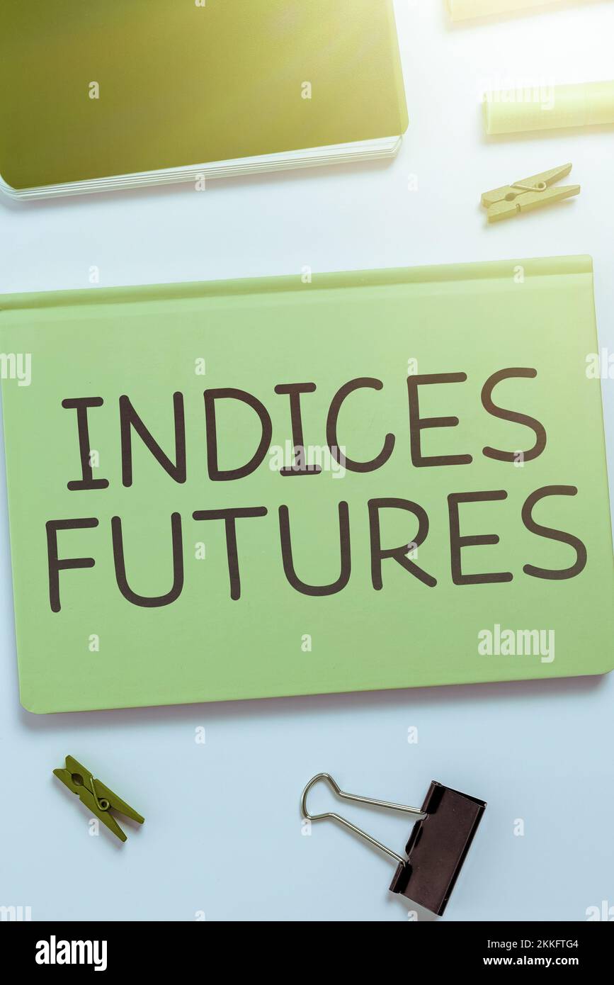 Inspiration showing sign Indices Futures. Word Written on cashsettled ...