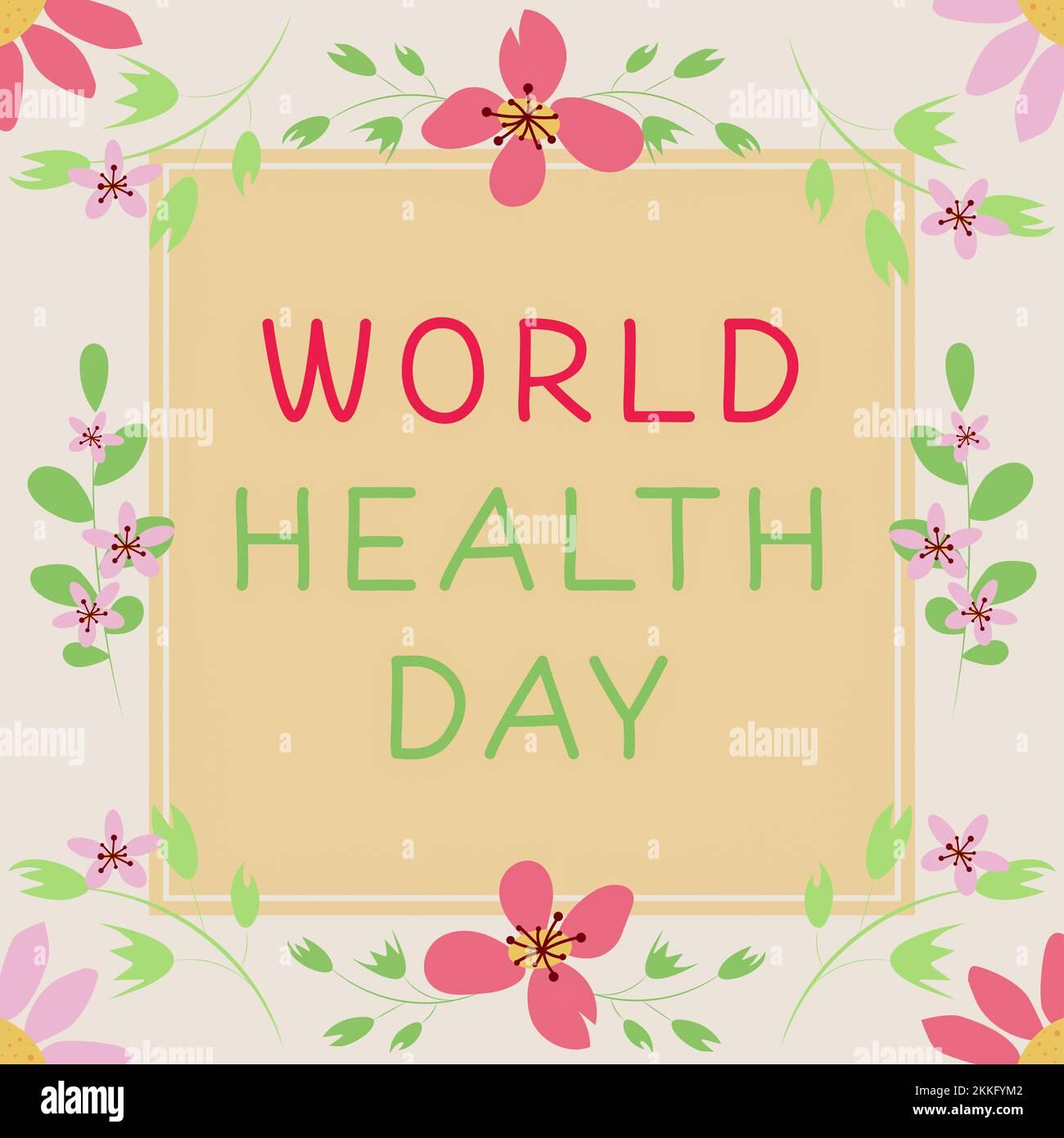 Conceptual display World Health Day. Word Written on Special Date for ...