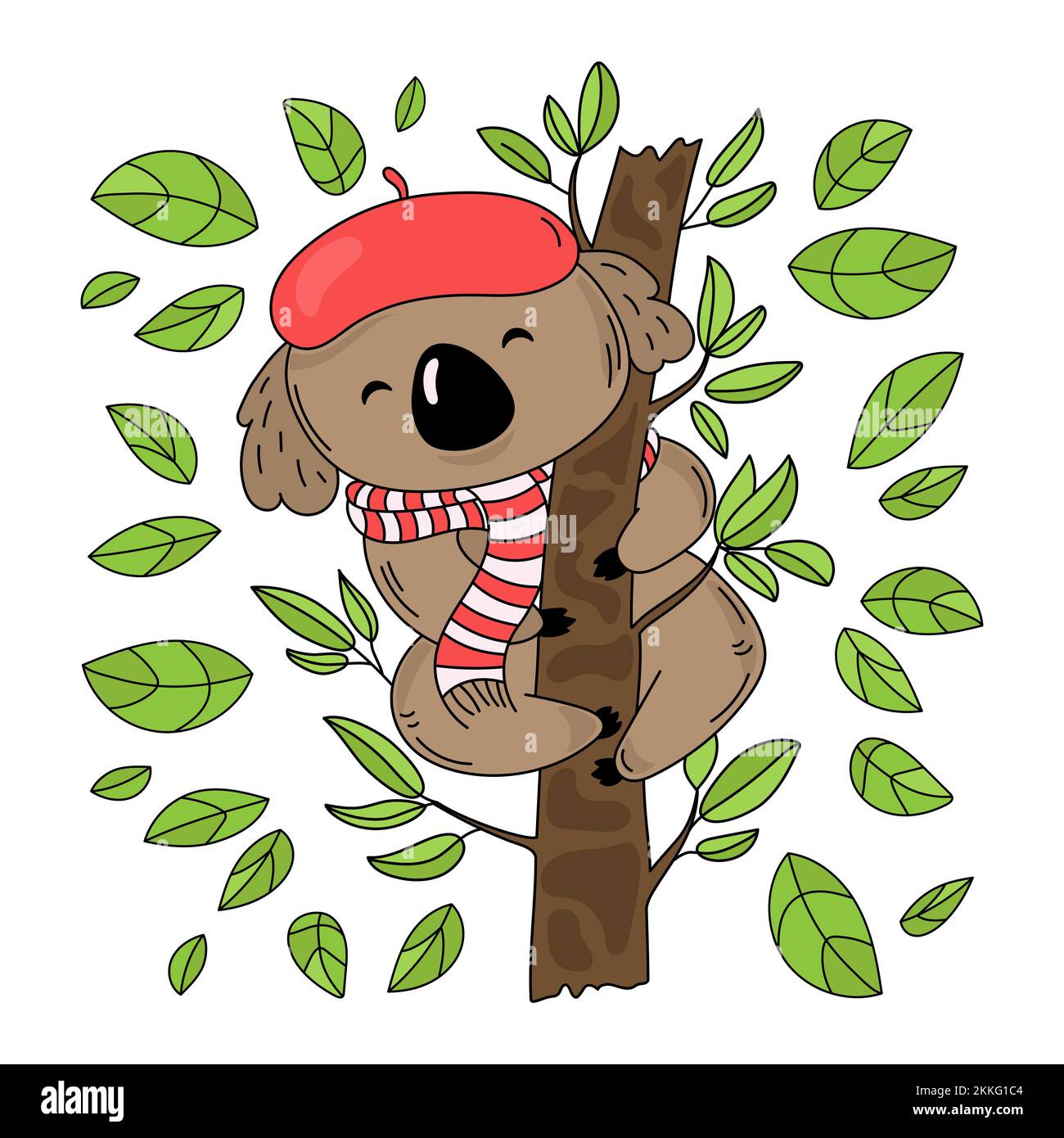 Koala clip art hi-res stock photography and images - Alamy