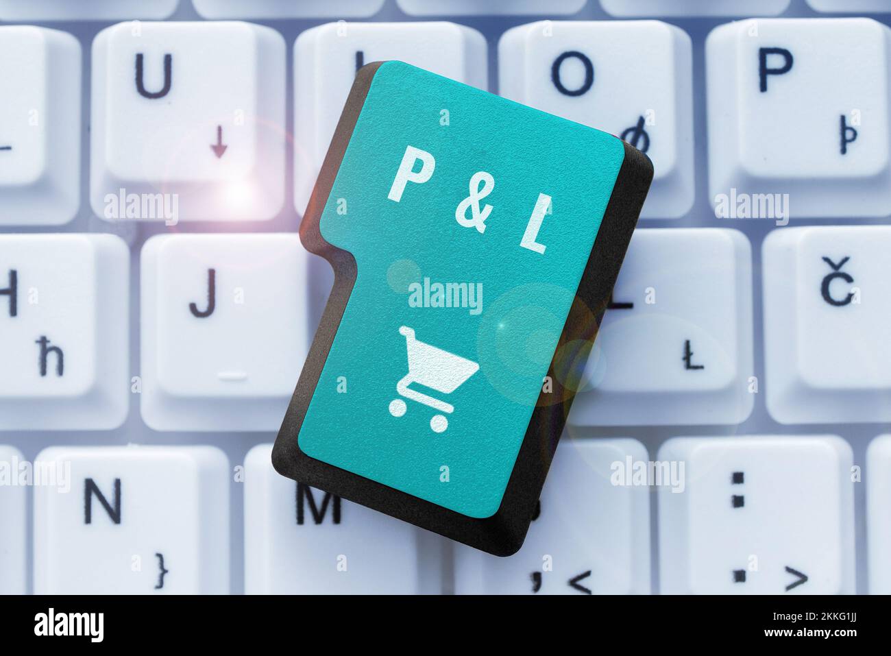 Text showing inspiration P And L. Concept meaning primary financial ...