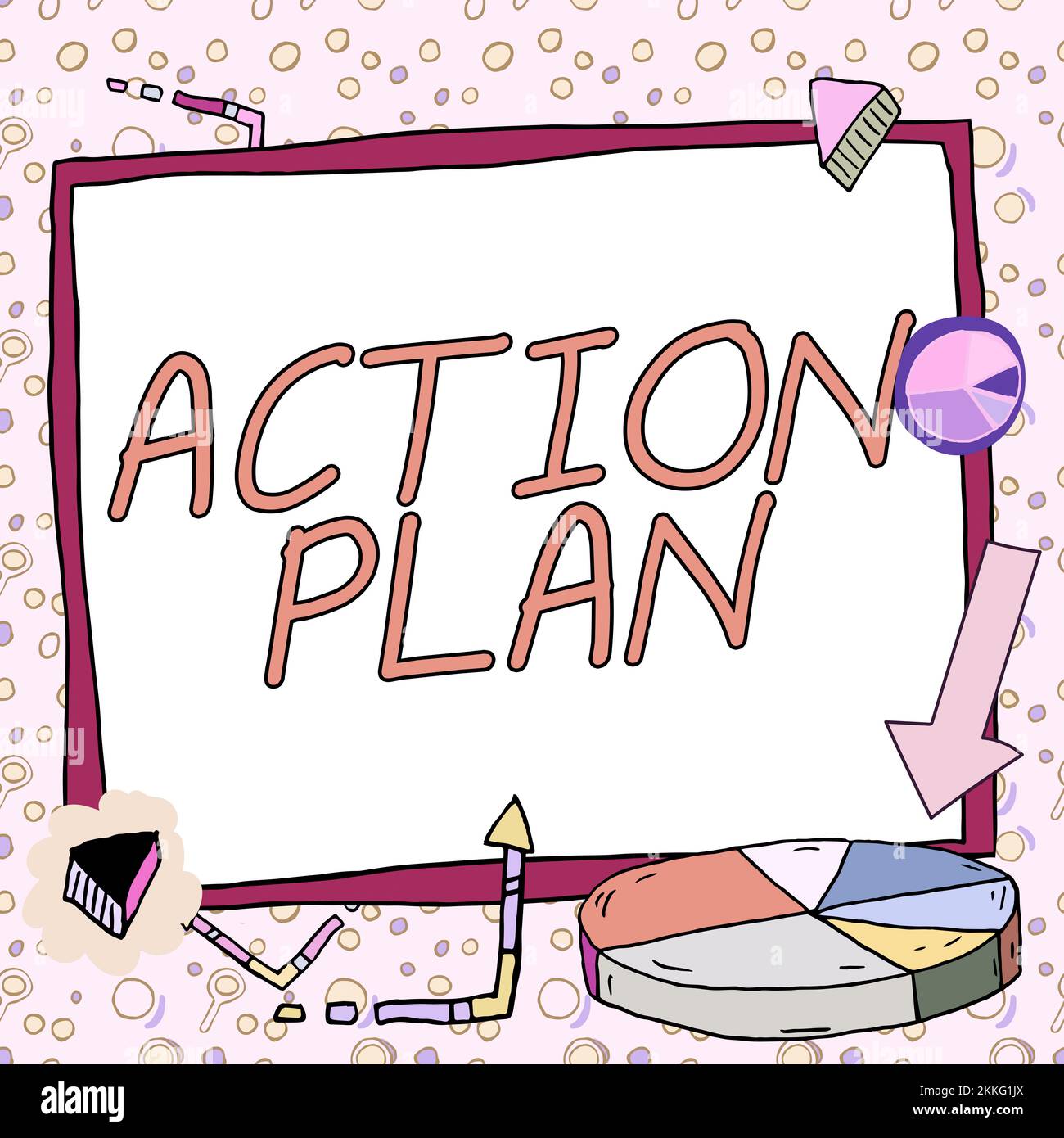 Hand writing sign Action Plan. Business concept list of things or ...