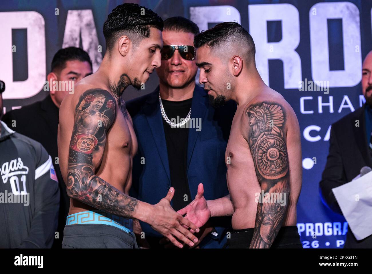 Los Angeles, CA, USA. 25th Nov, 2022. Fernando Vargas Jr. of Las Vegas ...