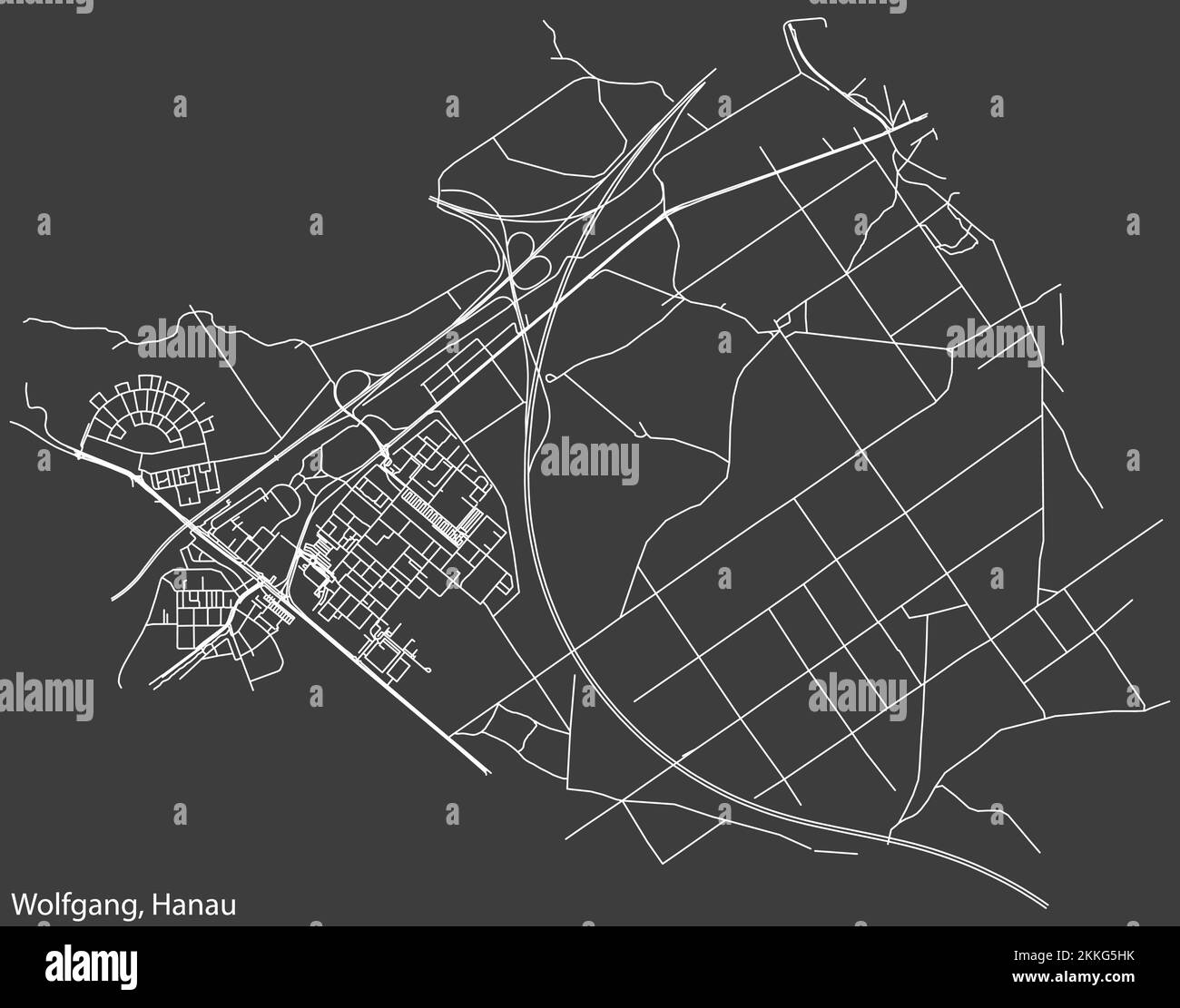 Mountain town dark Stock Vector Images - Alamy