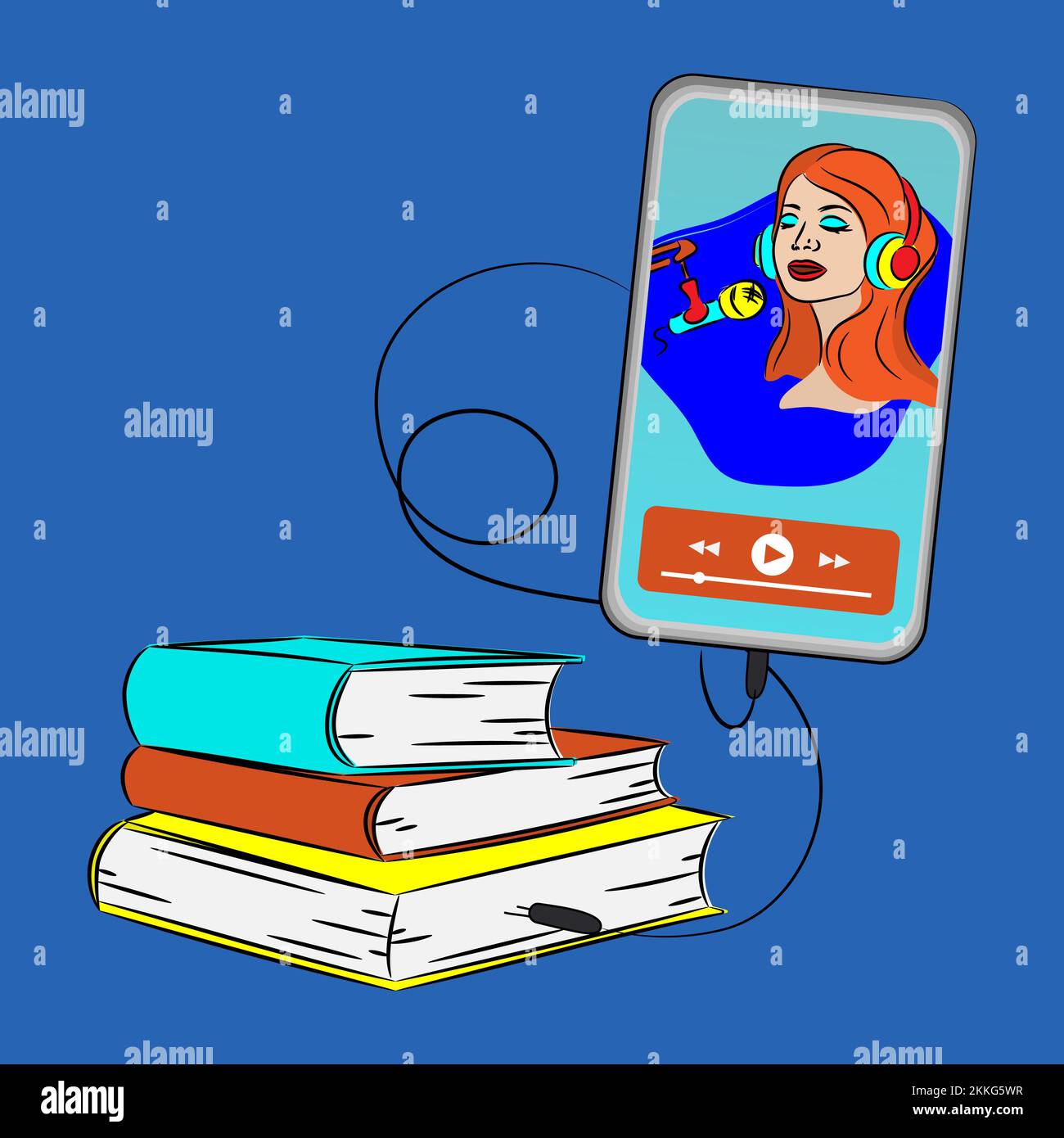 LISTEN ONLINE Audiobook Smart Phone Sound Book Podcast Internet Clip ...