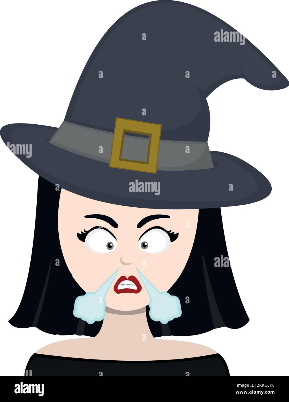 Woman fuming Stock Vector Images - Alamy