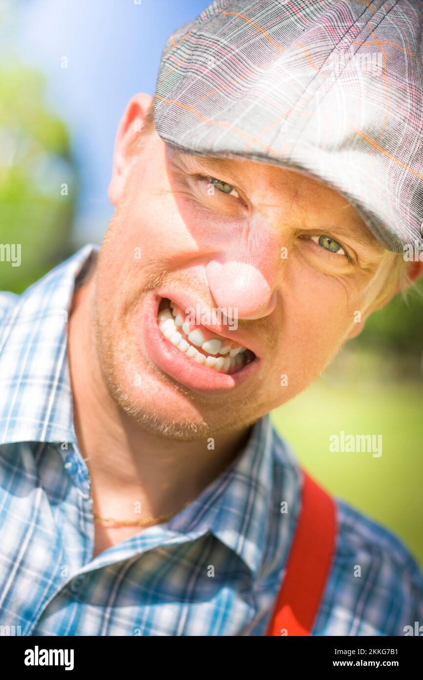 Mouth teeth frown hi-res stock photography and images - Alamy