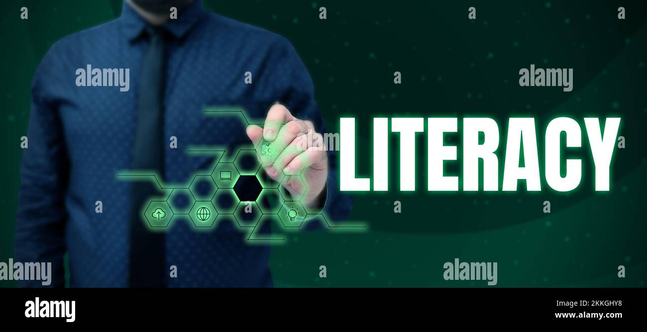 Inspiration showing sign Literacy. Conceptual photo ability to read and ...