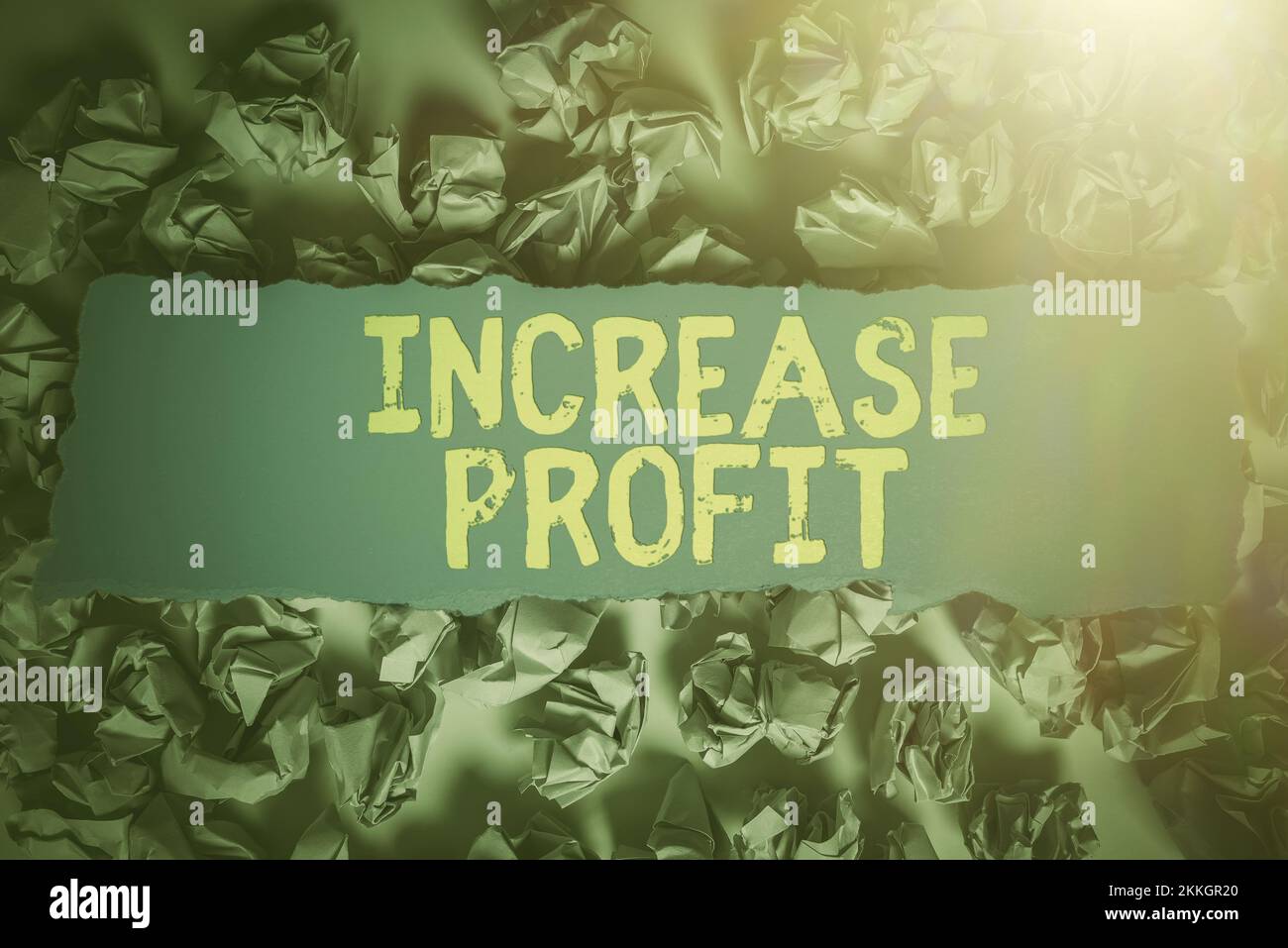 Text caption presenting Increase Profit. Concept meaning amount of ...