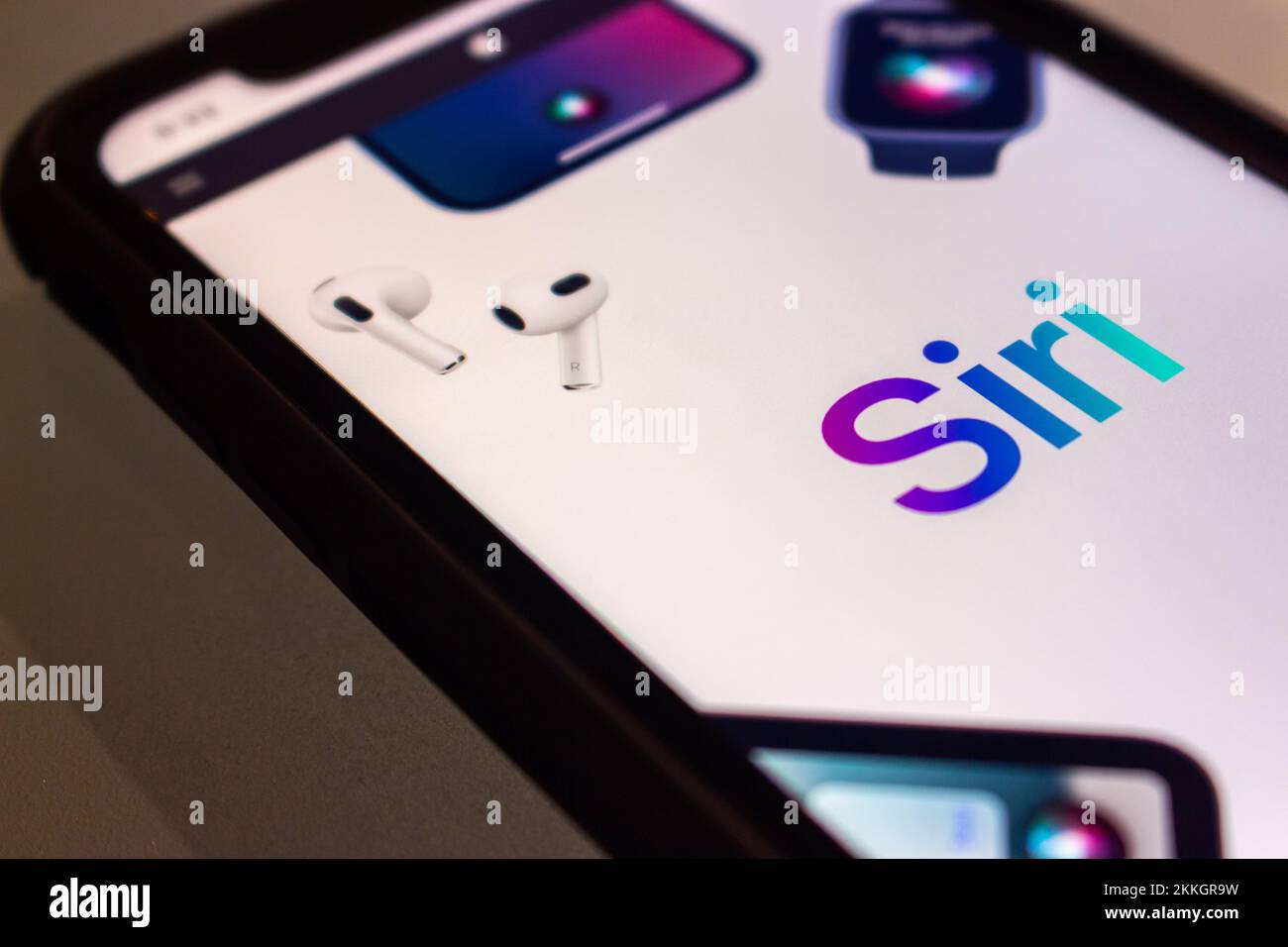 Vancouver, CANADA - Nov 19 2022 : The logo of Apple’s artificial ...