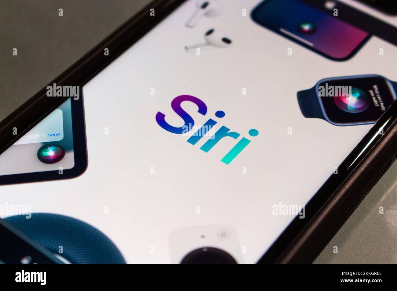 Vancouver, CANADA - Nov 19 2022 : The logo of Apple’s artificial ...