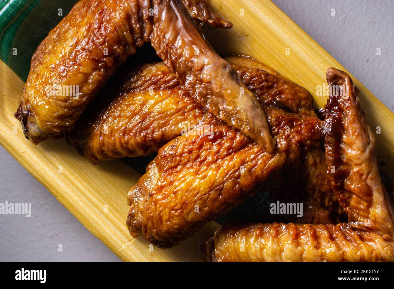 Takeout Japanese-style Tebasaki (chicken wing tip) packed in food ...