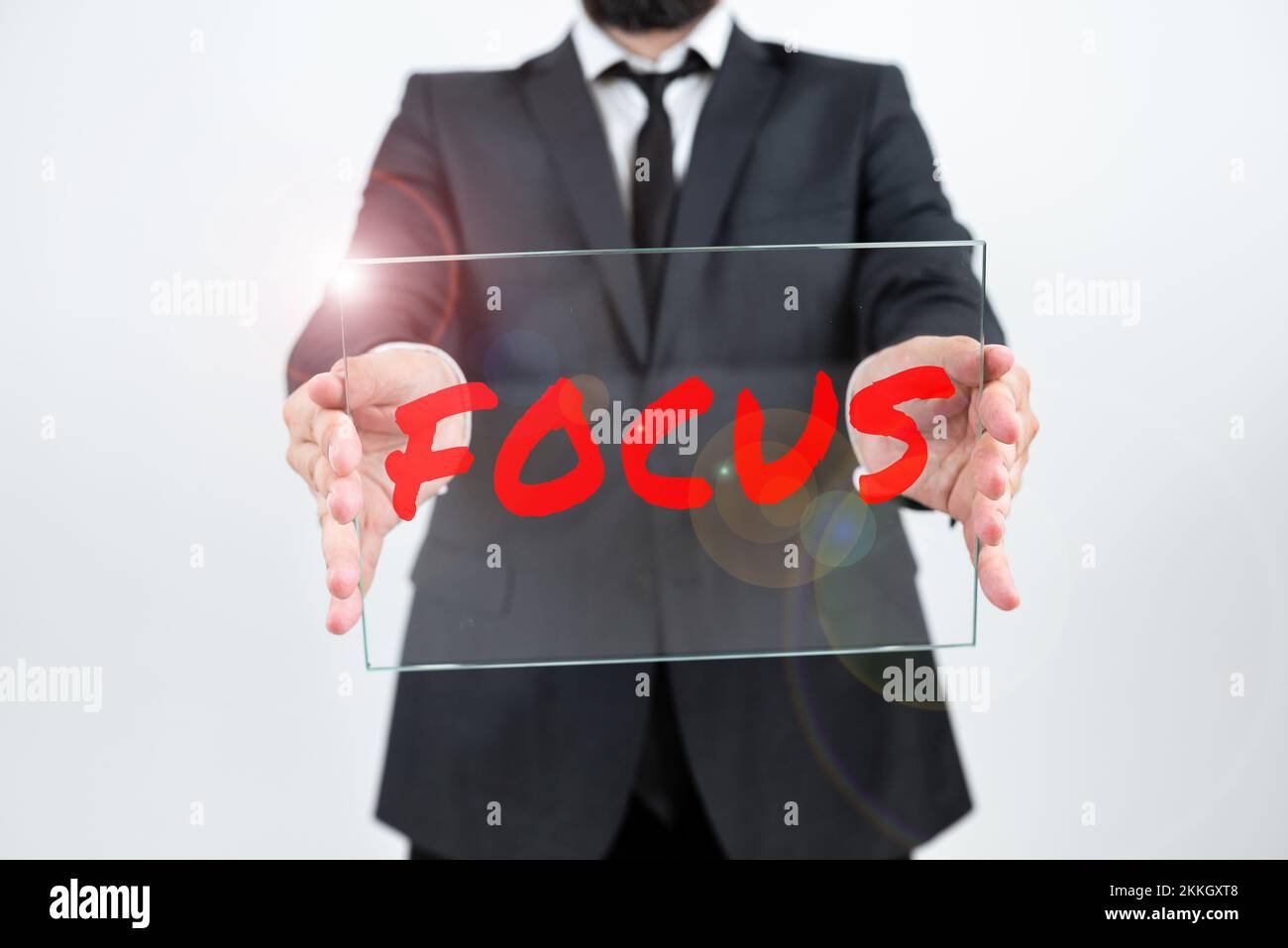 Text sign showing Focus. Business concept state quality of having or ...