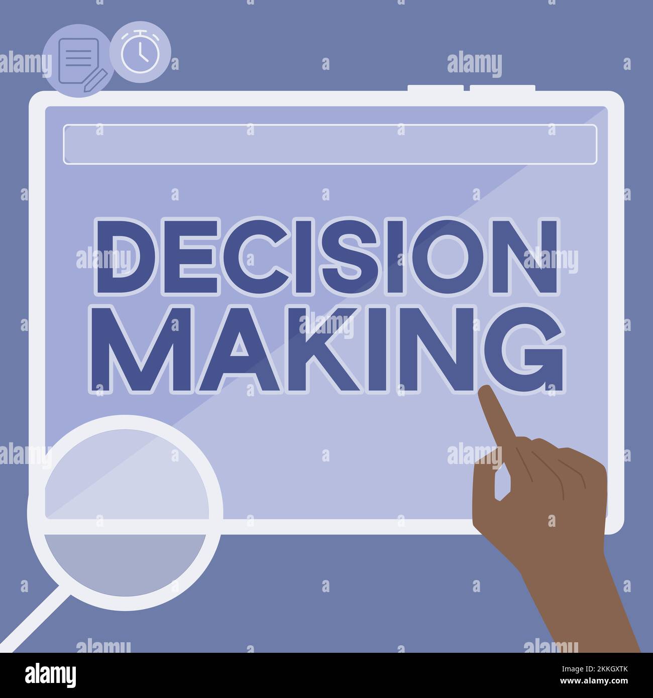 Inspiration showing sign Decision Making. Conceptual photo process of ...