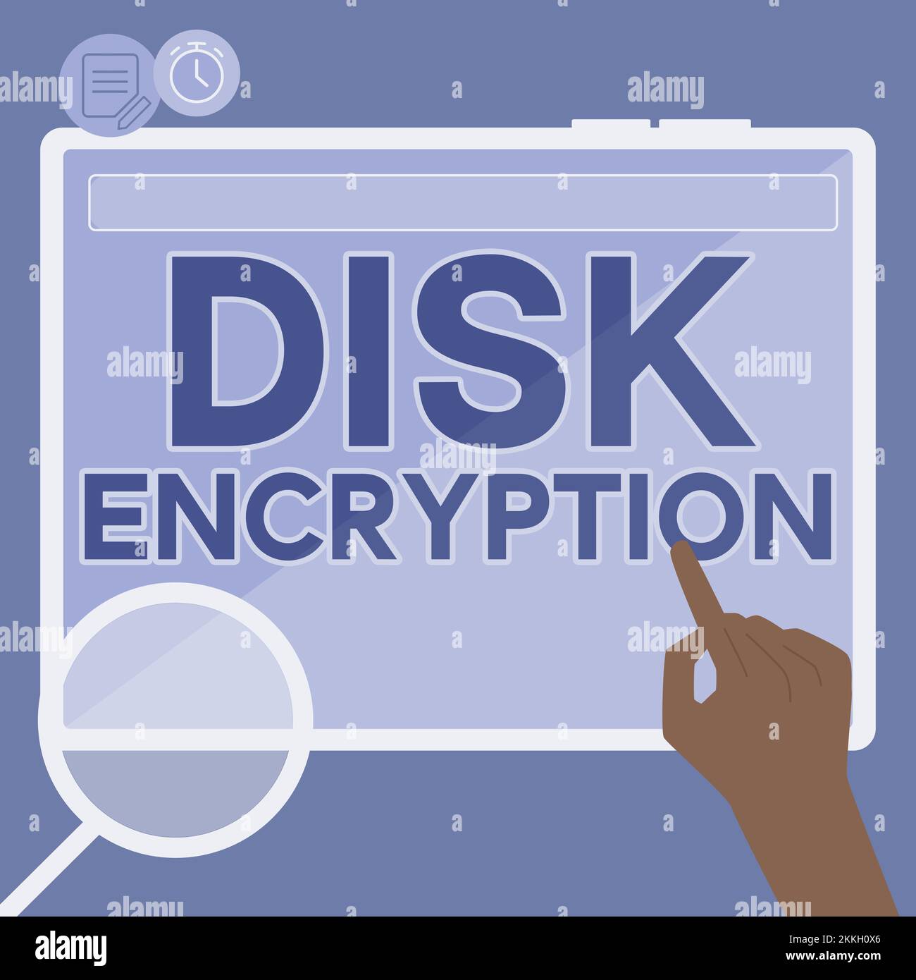 Inspiration showing sign Disk Encryption. Internet Concept the security mechanism used to ...