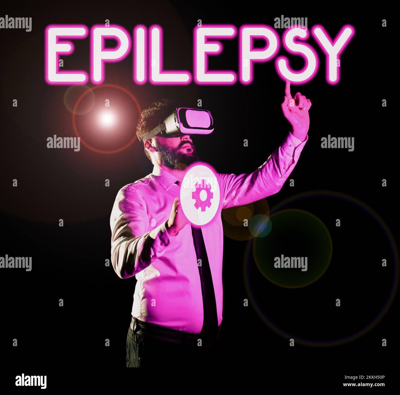 Text sign showing Epilepsy, Business showcase Fourth most common ...