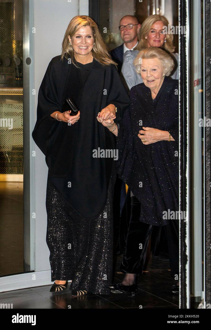 Amsterdam, Netherlands. 25th Nov, 2022. Queen Maxima and Princess ...