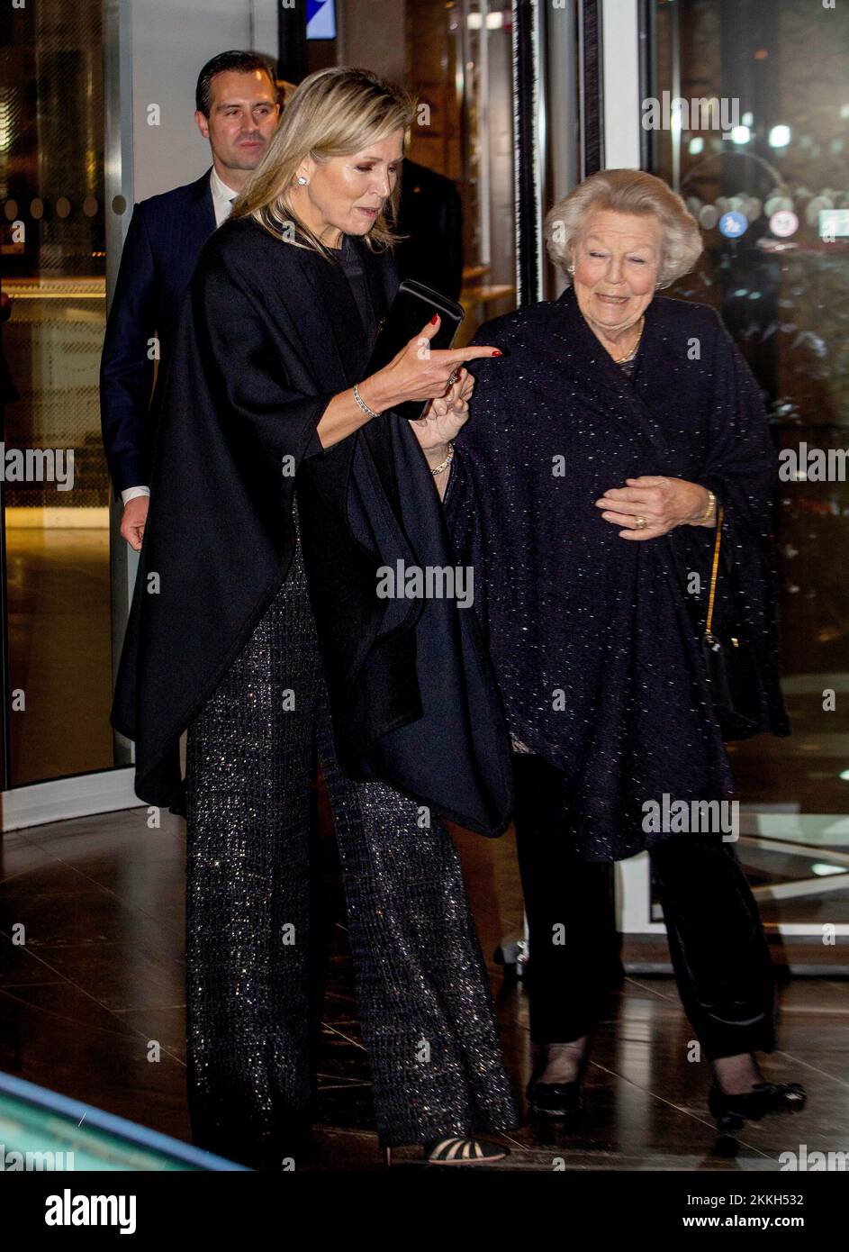 Amsterdam, Netherlands. 25th Nov, 2022. Queen Maxima and Princess ...