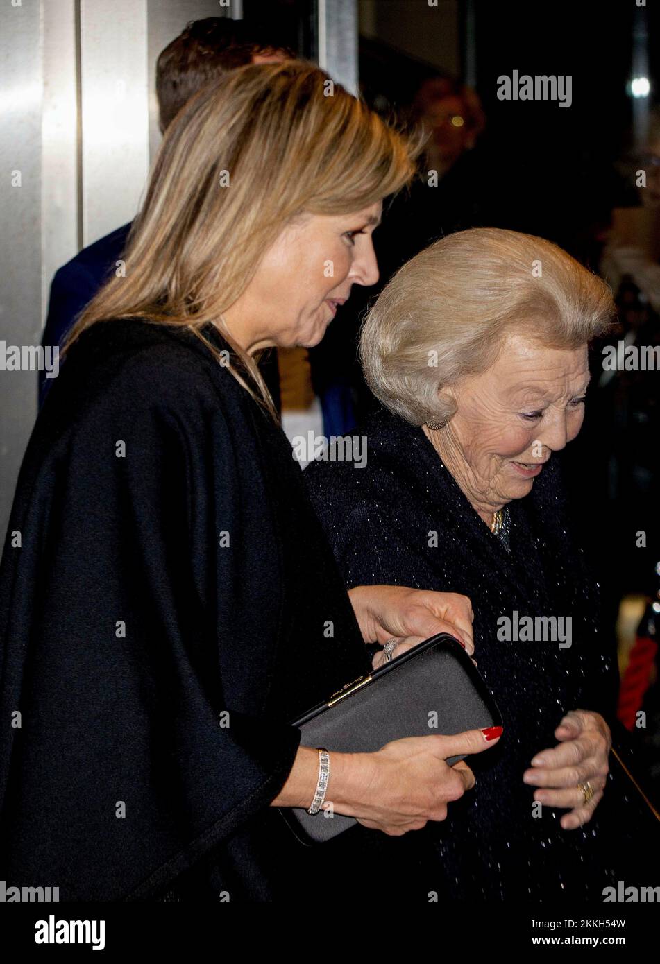 Amsterdam, Netherlands. 25th Nov, 2022. Queen Maxima and Princess ...