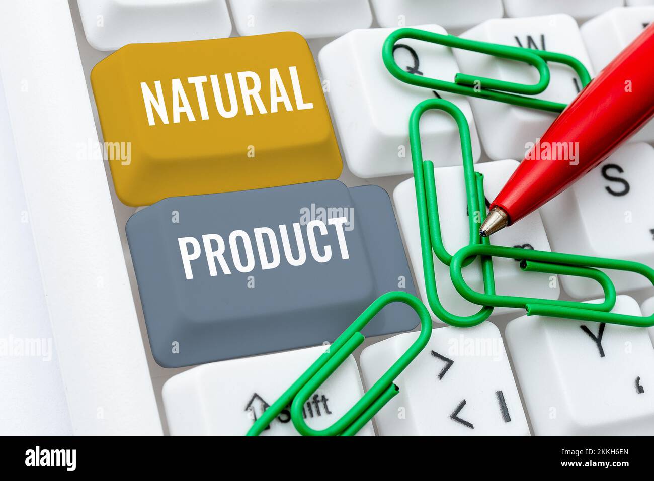 Inspiration showing sign Natural Product. Business approach chemical ...