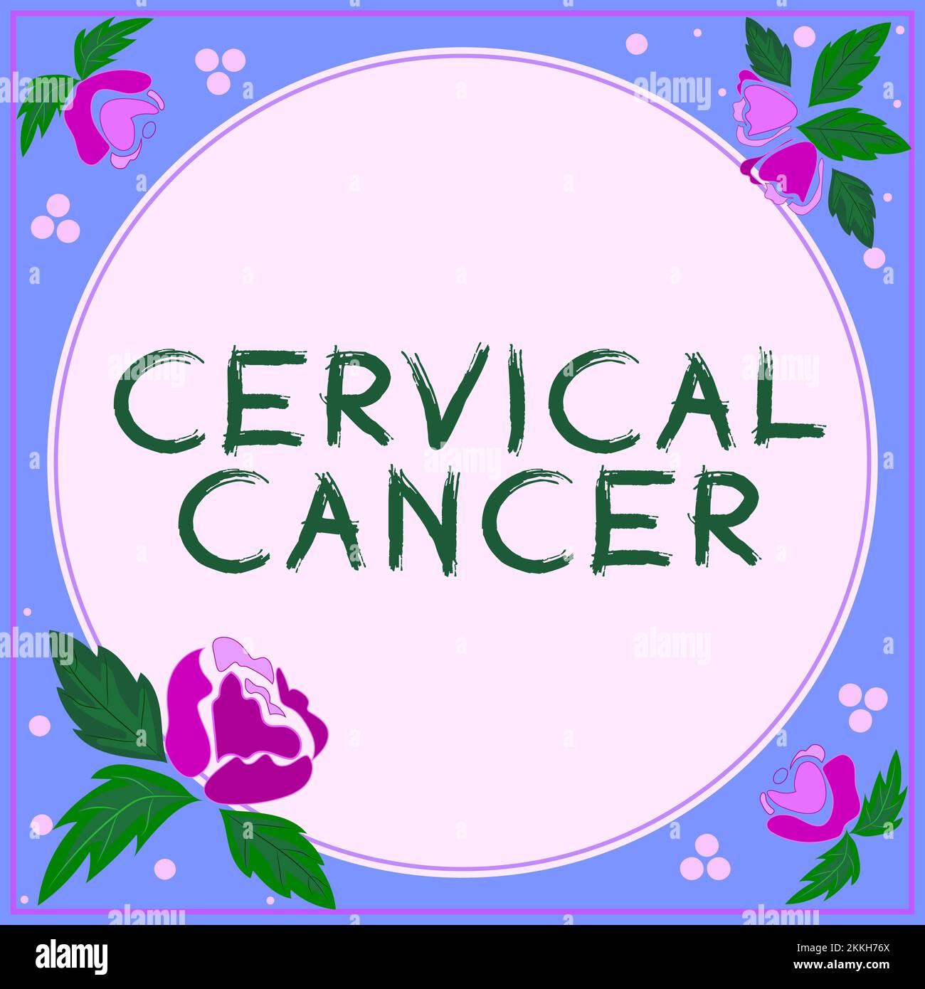 Conceptual display Cervical Cancer, Business idea type of cancer that ...