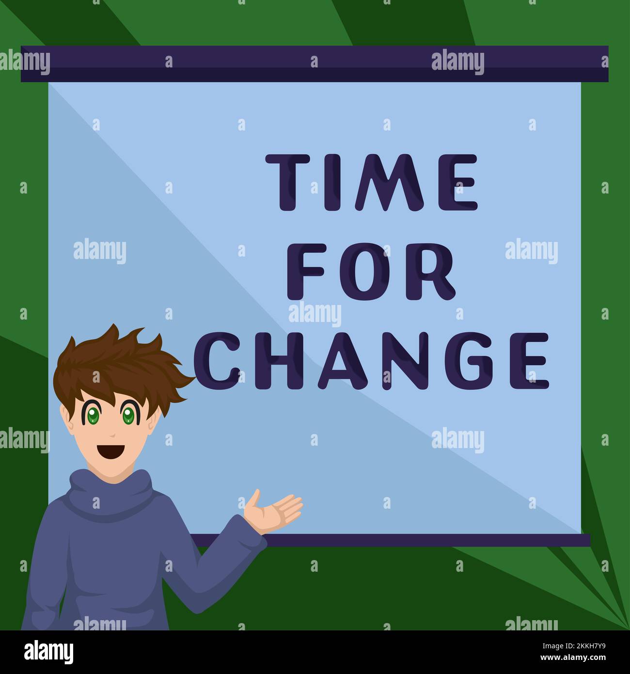 Text caption presenting Time For Change. Word for Transition Grow ...