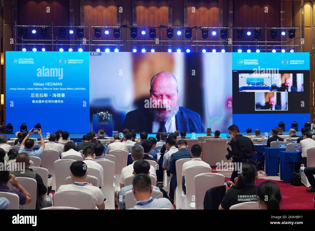 HAIKOU, CHINA - NOVEMBER 21, 2022 - Niklas Hedman, Acting Director of ...
