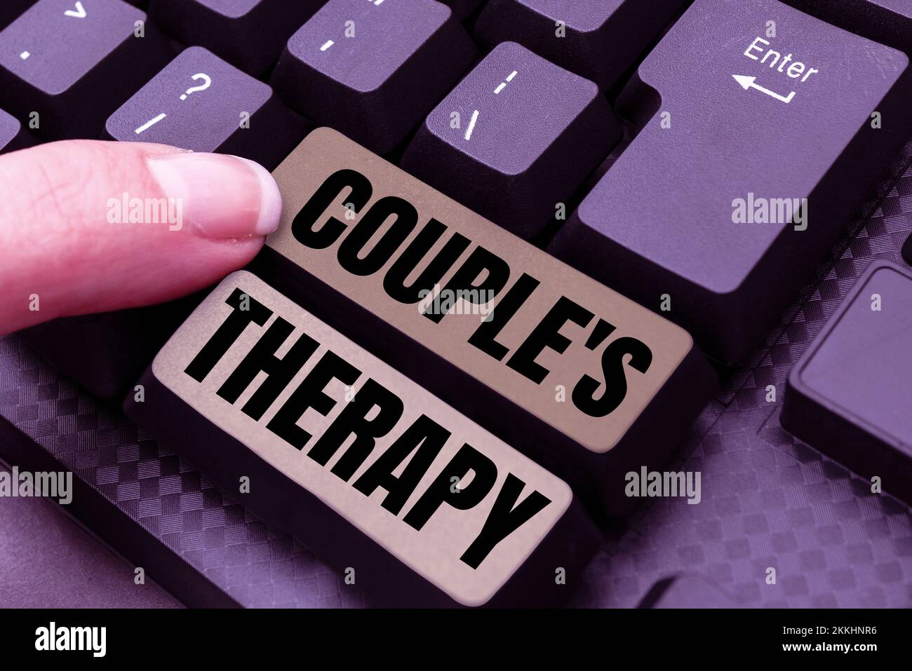 Hand writing sign Couple S Therapy. Internet Concept treat relationship ...