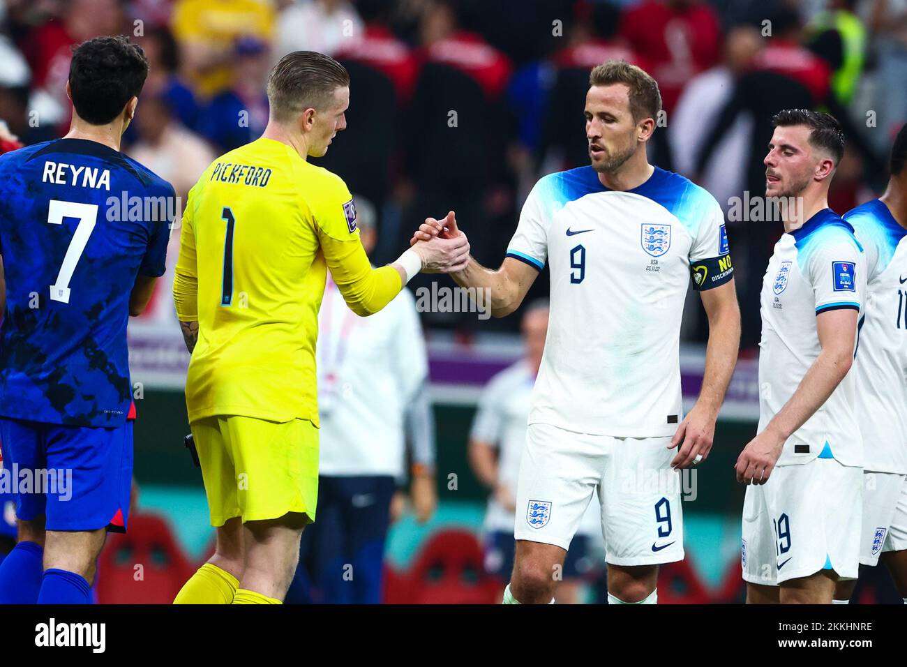 Doha, football, FIFA World Cup 2022, UK. 25th Nov, 2022. vs USA, in the ...