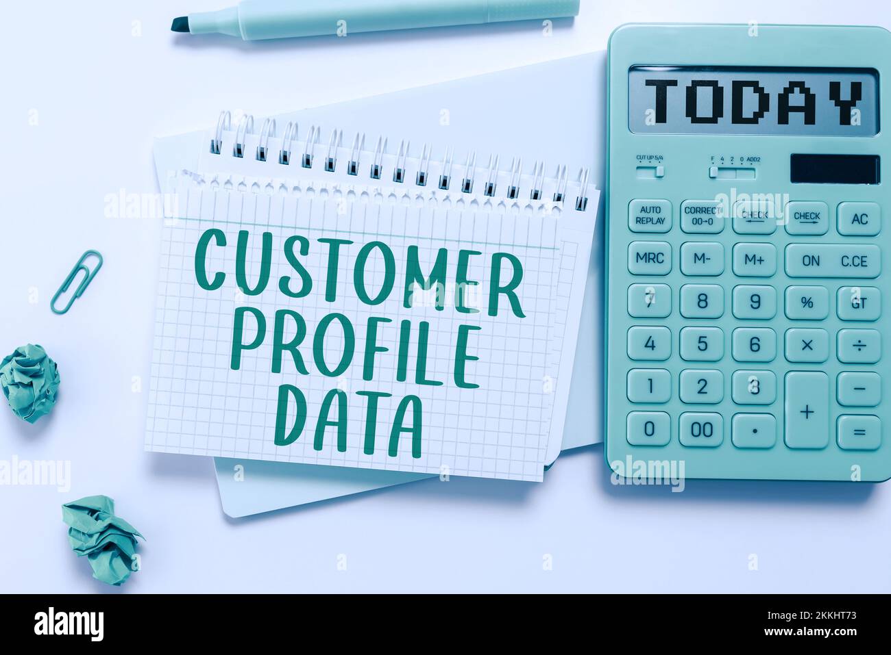 Sign displaying Customer Profile Data. Conceptual photo report about ...