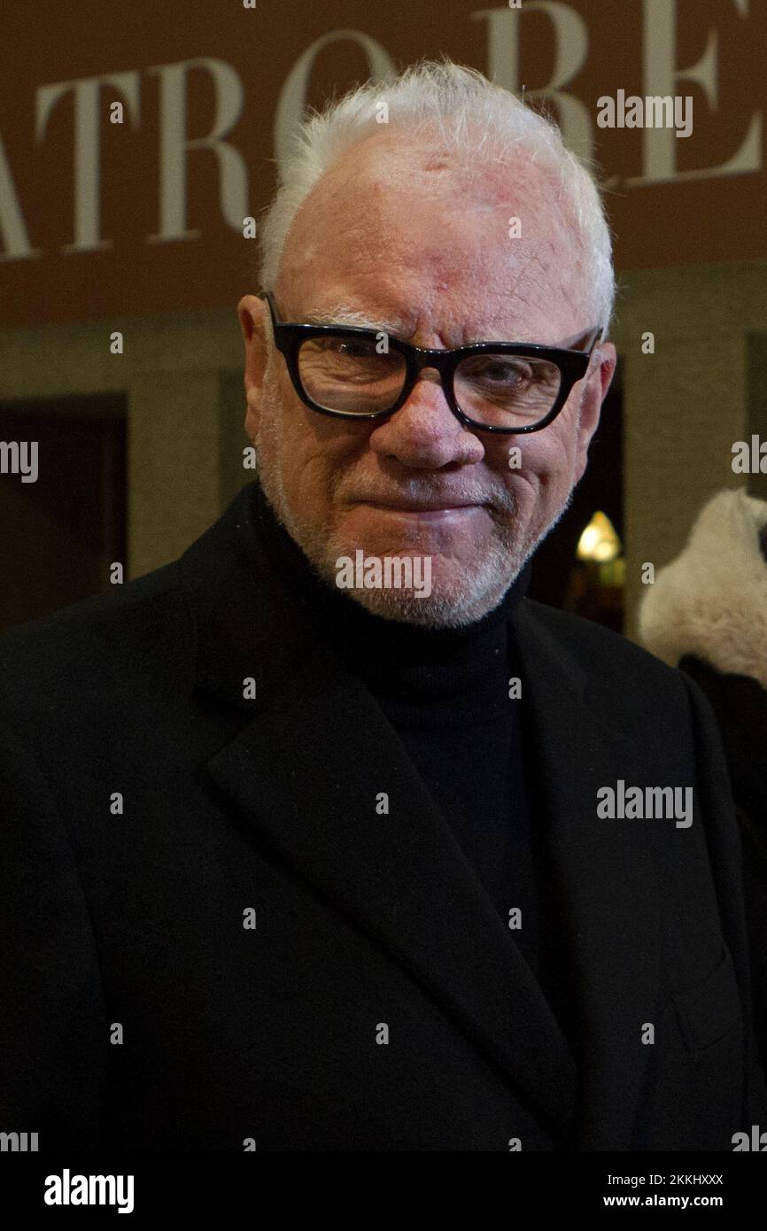 Torino, Italy. 25th November 2022. British actor Malcolm McDowell ...