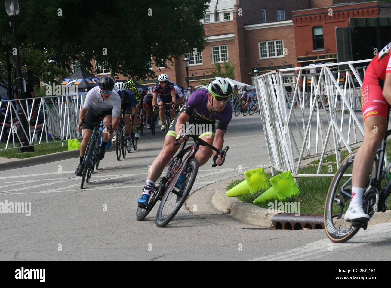 On the quiet streets of Lake Bluff Illinois the Lake Bluff Criterium ...