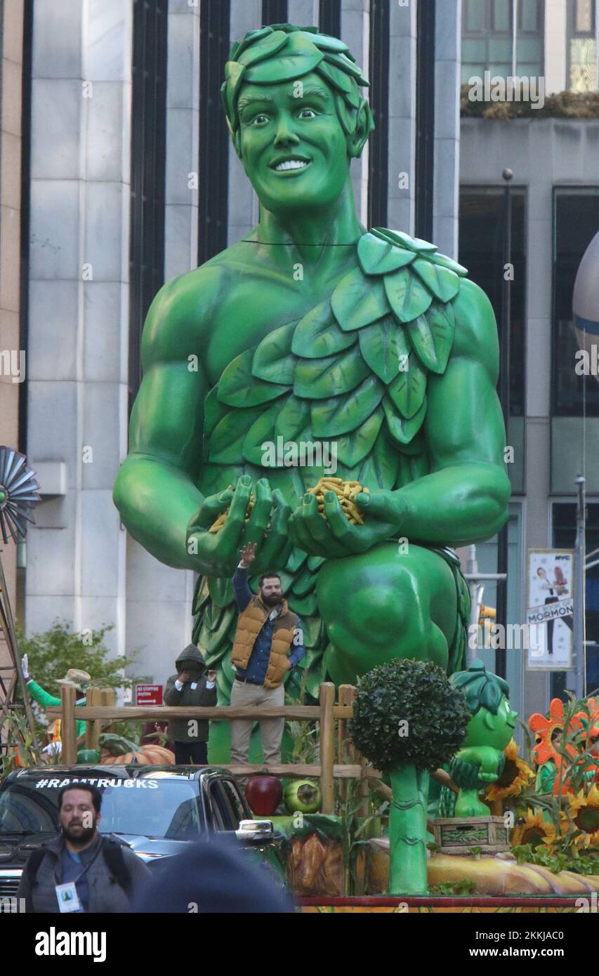 96th Macy's Thanksgiving Day Parade -PICTURED: Green Giant -LOCATION ...