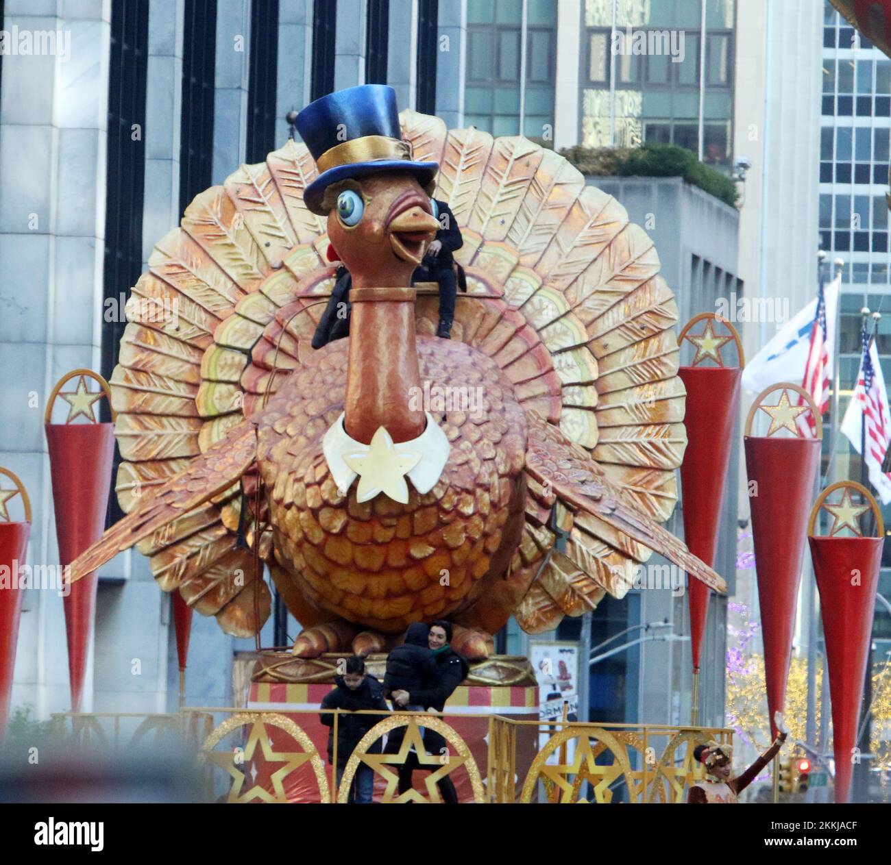 96th Macys Thanksgiving Day Parade Pictured Tom Turkey Macys Float