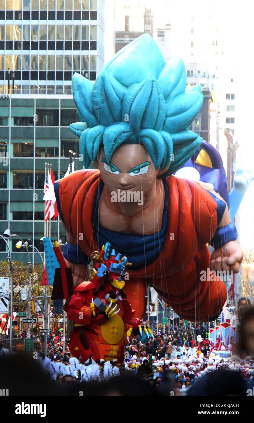 96th Macy's Thanksgiving Day Parade -PICTURED: Goko float -LOCATION ...