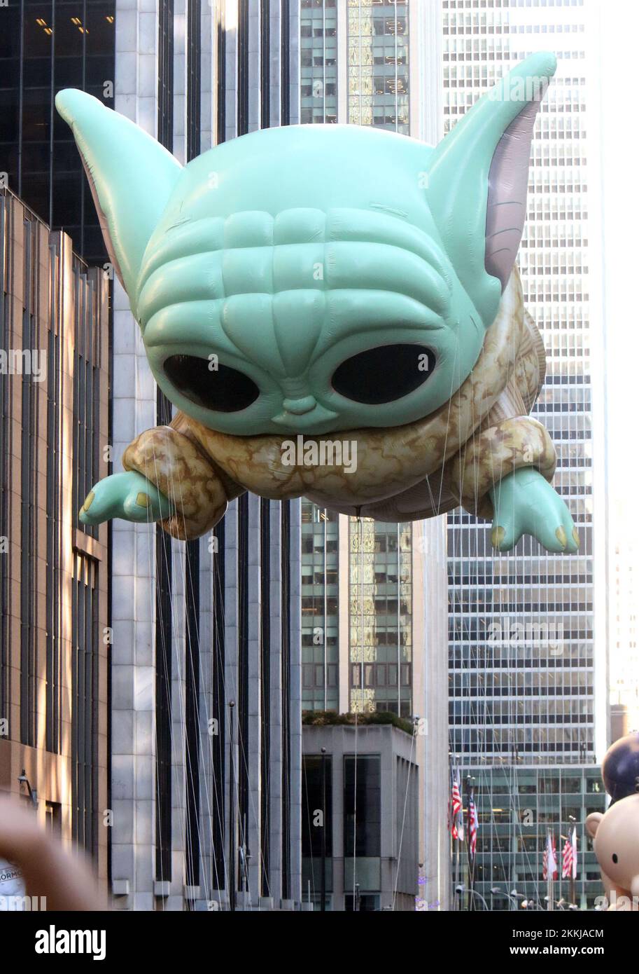 96th Macy's Thanksgiving Day Parade -PICTURED: Grogu float -LOCATION ...