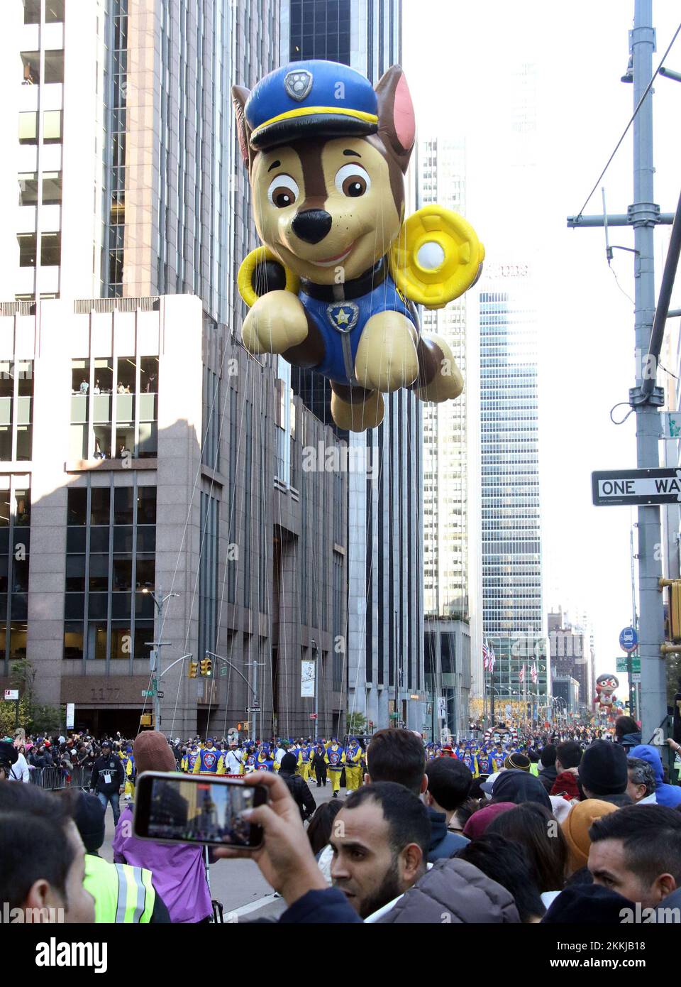 96th Macy's Thanksgiving Day Parade -PICTURED: Chase from Paw Patrol ...