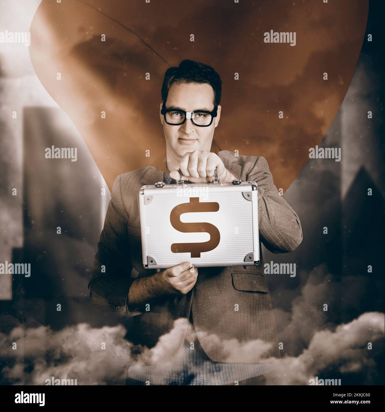 Superman in business suit hi-res stock photography and images - Alamy