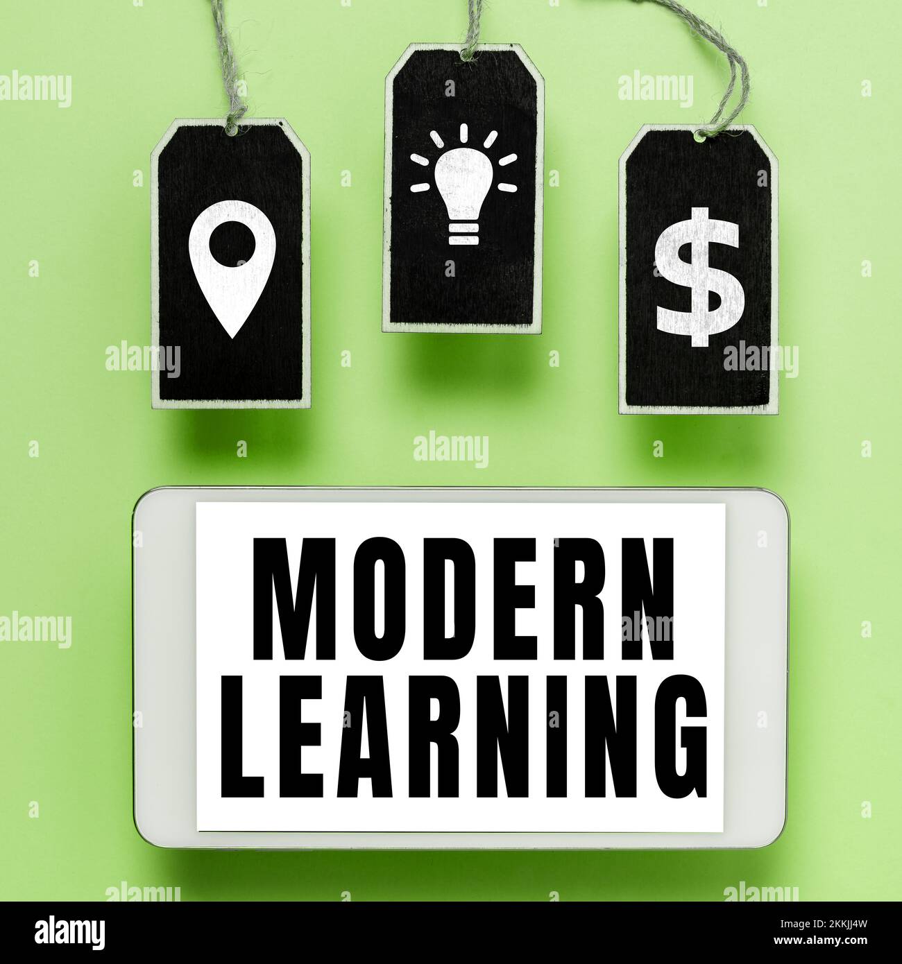 Inspiration showing sign Modern Learning. Word Written on flexible and ...