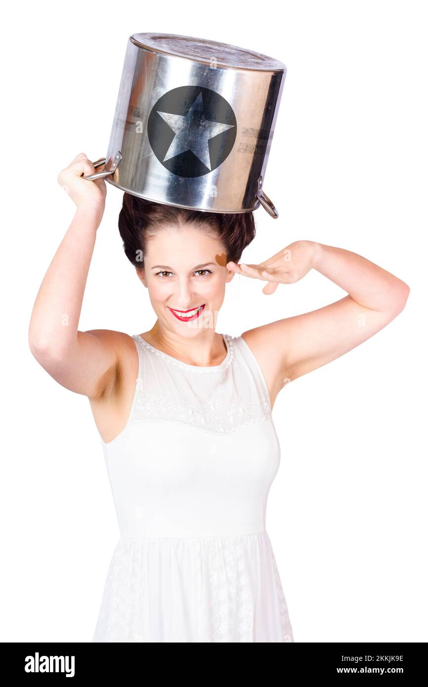 Vintage pin up girl kitchen hi-res stock photography and images - Alamy