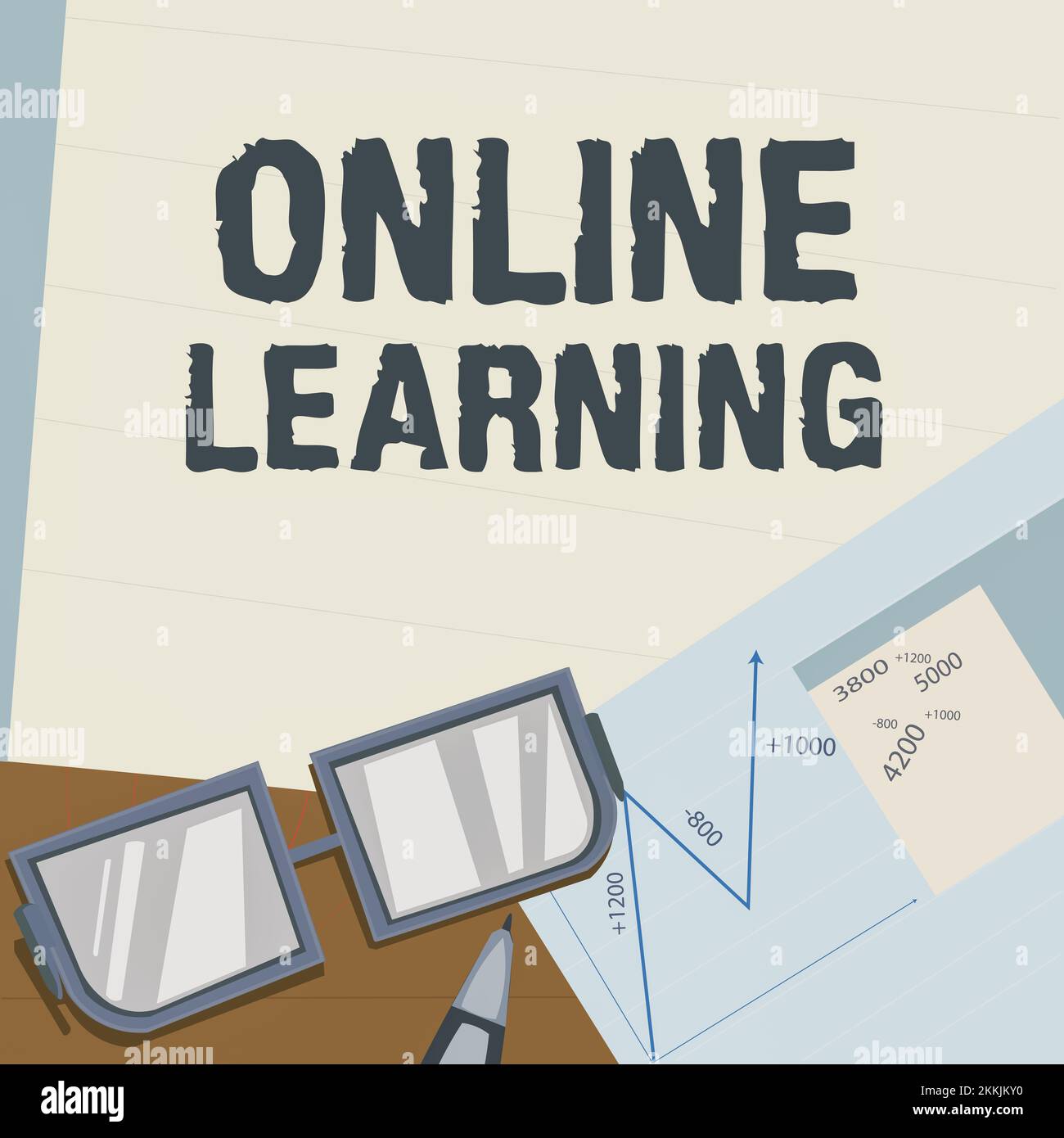 Text sign showing Online Learning. Internet Concept educational tool ...