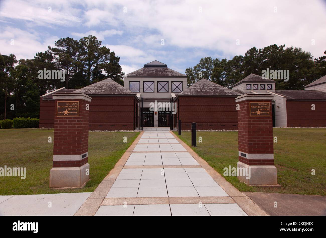 The National Prisoner of War Museum in Andersonville, GA, USA Stock ...