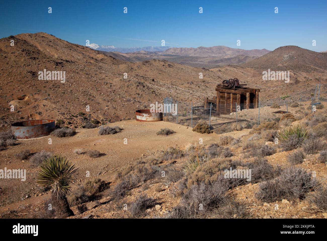 Old Mine at Joshua Tree National Park in California, USA Stock Photo ...