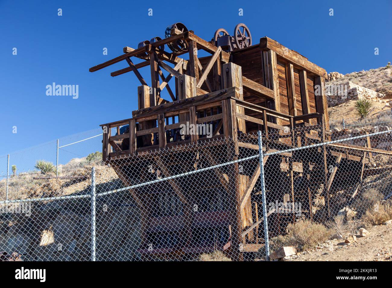 Old Mine at Joshua Tree National Park in California, USA Stock Photo ...