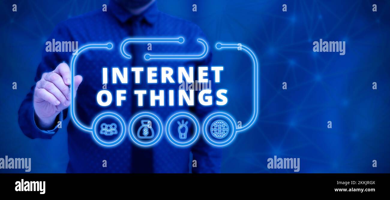 Handwriting text Internet Of Things. Word Written on Innovation ...